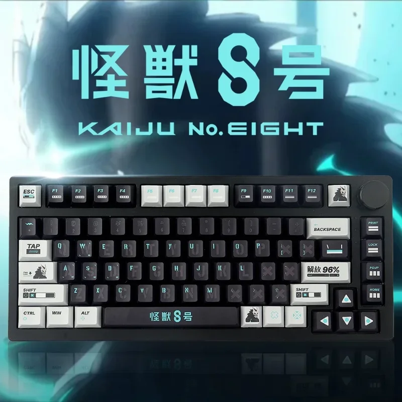 Kaiju-No-8-Anime-Keycaps-Set-142keys-Resin-Artisan-Keycap-Custom-Ghost ...