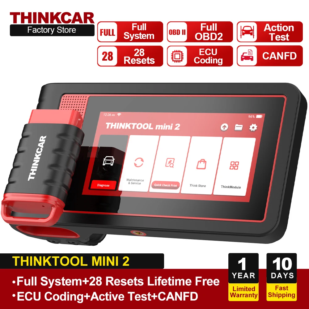THINKCAR herramienta de diagnóstico de coche Thinktool Mini 2 CANFD ...