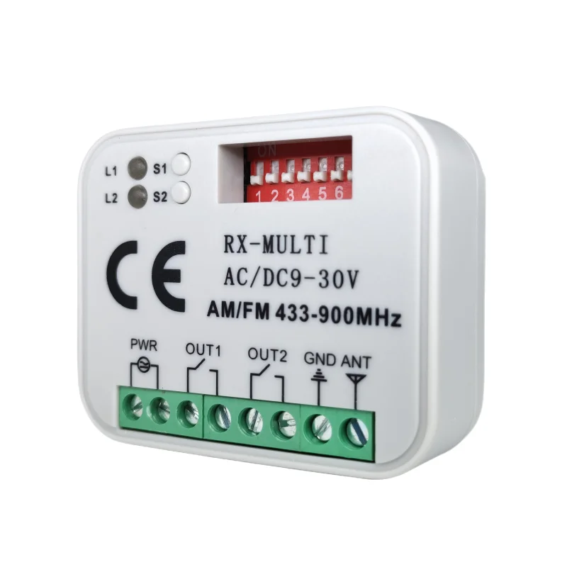 RX-Multi-Receiver-Controller-AC-DC-9-30V-AM300-868MHz-Door-Garage-Door ...