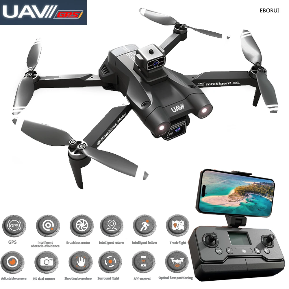 JJRC-Drone-X28-GPS-RC-kamera-HD-6K-mainan-pesawat-nirawak-kuadkopter-RC ...
