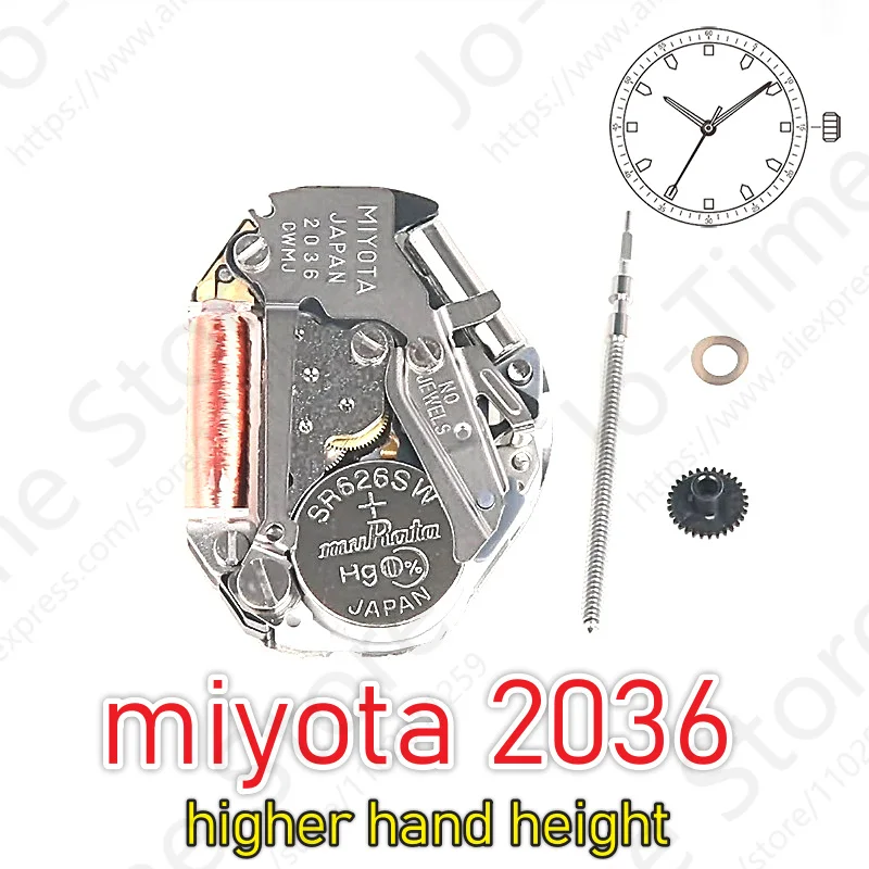 2036-Movement-Miyota-2036-Movement-Featuring-Higher-Hand-Height-That ...