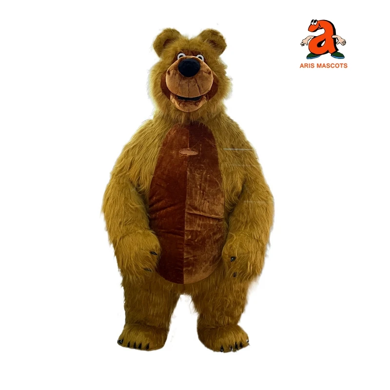 3m Huge Inflatable Mash Bear Costume Adult Walking Mascot Full Body ...