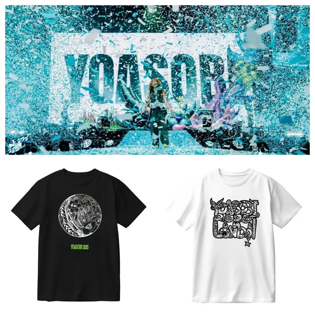 YOASOBI Japan Team Concert Ayase Series Print T-shirt Cotton Summer ...