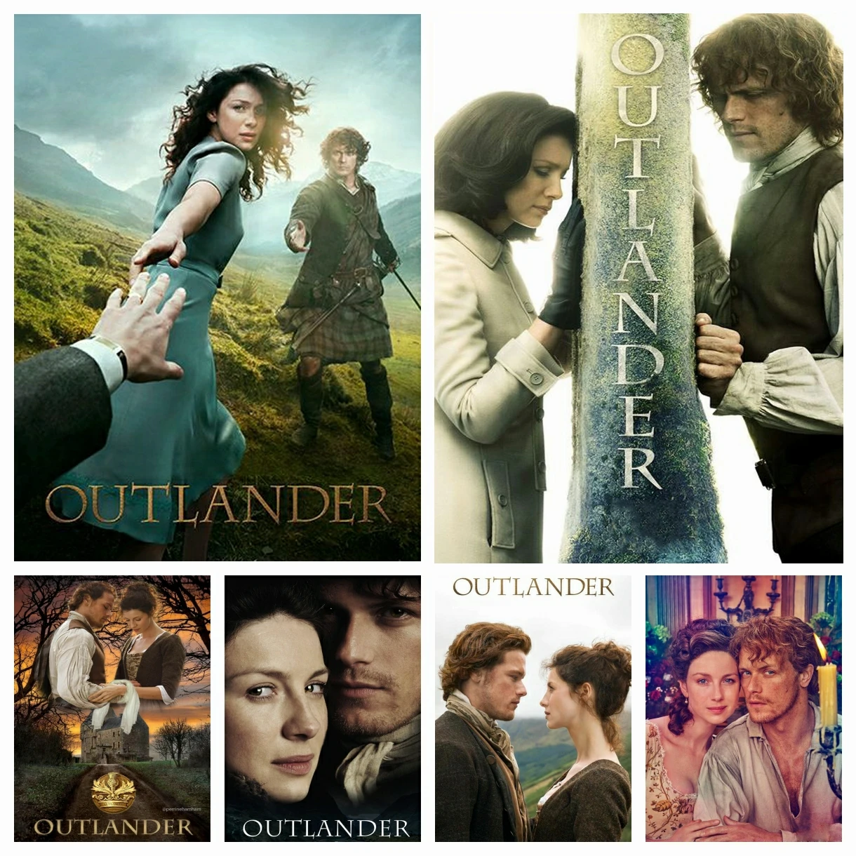 Outlander-pintura-de-diamante-5D-DIY-mosaico-de-punto-de-cruz-bordado ...