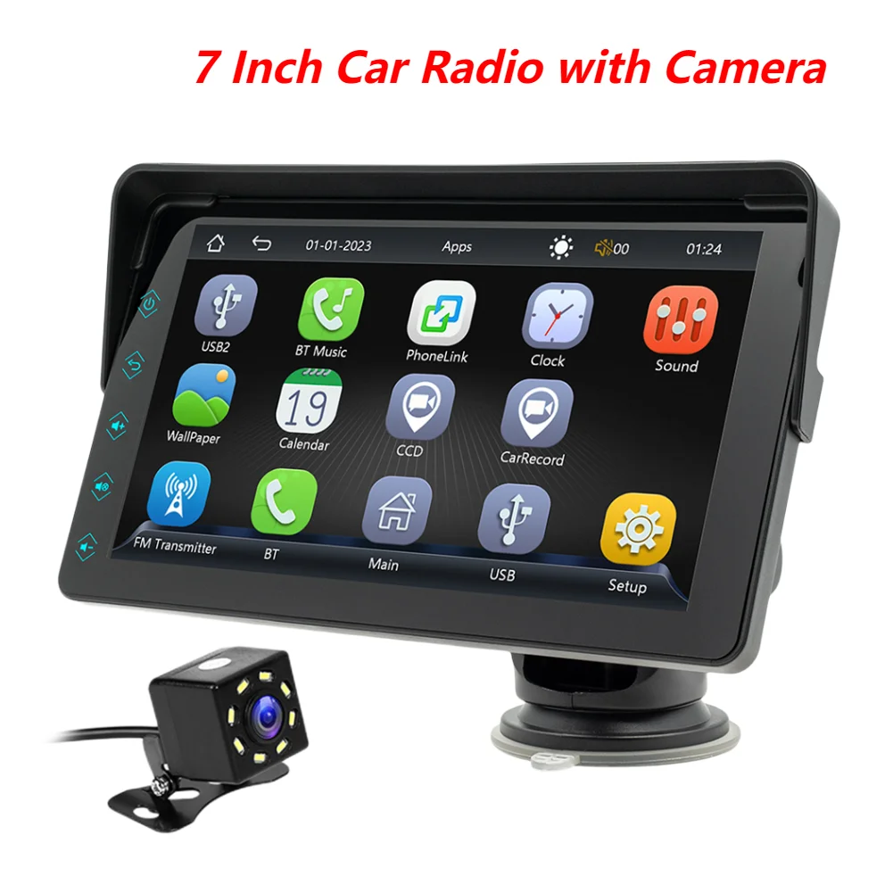 7-Inch-Car-Radio-Universal-Multimedia-Player-Touch-Screen-Android-Auto ...