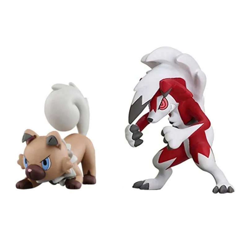 Cartoon-Pokemon-Sun-and-Moon-Rockruff-Lycanroc-Action-Figure-Dolls-Toys ...