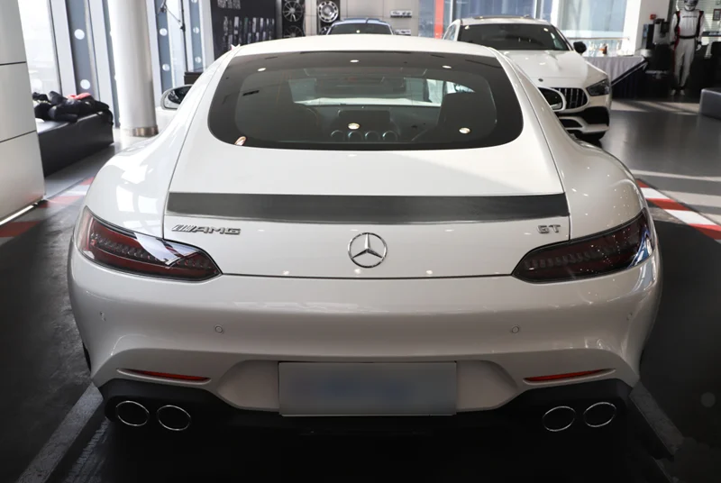 Real Carbon Fiber Spoiler Voor Mercedes Benz AMG GT GTS GTC C190 2015 ...