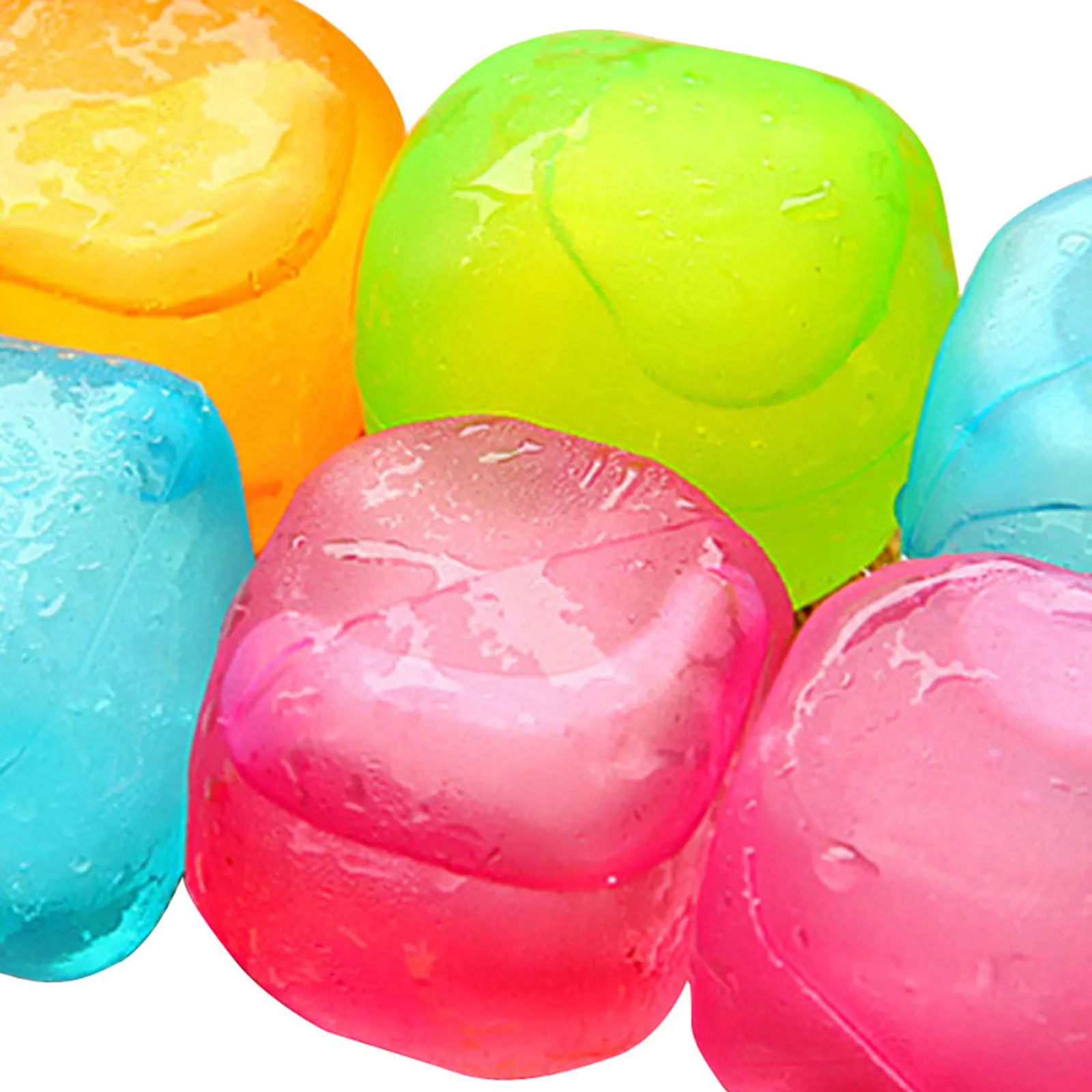 30 PCS Reusable Ice Cubes For Drinks Refreezable Plastic, 48% OFF