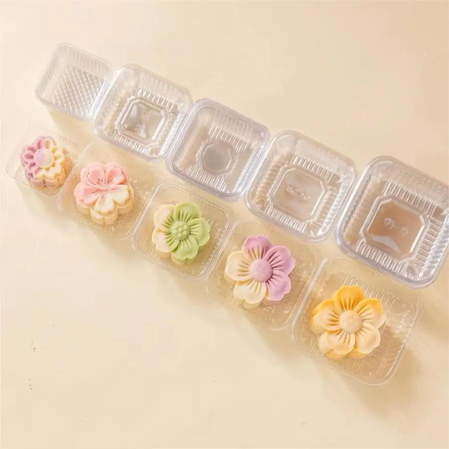 7028-100pcs-MoonCake-Trays-Mooncake-Packaging-Box-Without-Cover-Food ...