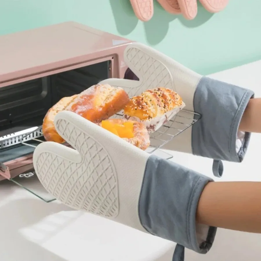 Guantes-de-silicona-para-horno-2-piezas-con-aislamiento-t-rmico-para ...