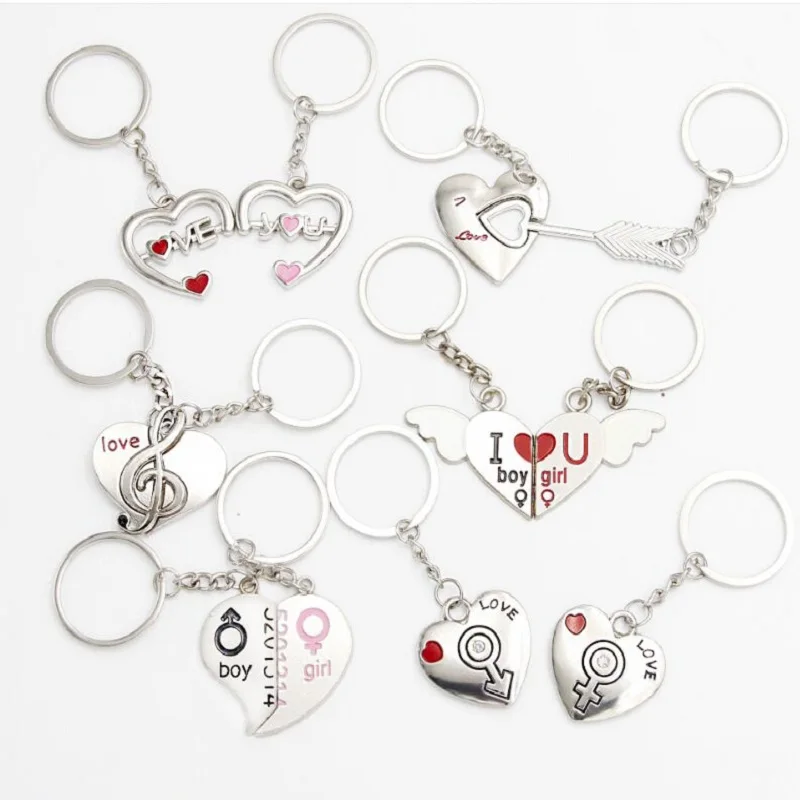 Cute-Metal-Wedding-Favors-Keychain-Marry-Gift-Lovers-Couple-I-Love-You ...