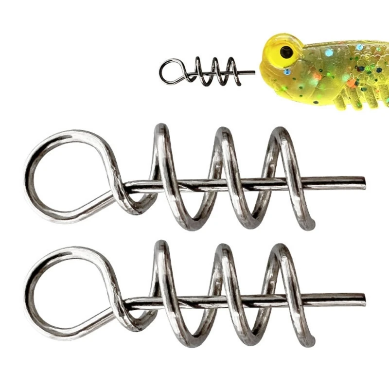 50-100pcs-Lot-Spring-Lock-Pin-Crank-Hook-Fishing-Connector-Stainless ...