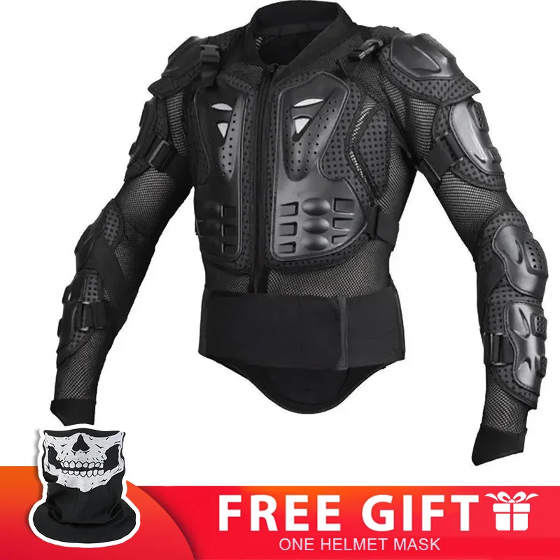 Motorcycle-Full-Body-Armor-Jacket-spine-chest-protection-gear-Motocross ...