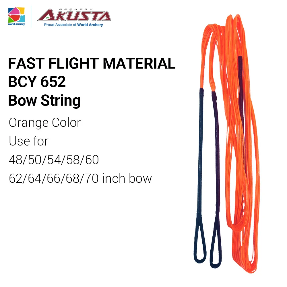 Akusta-Recurve-Bow-String-Fast-Flight-Material-BCY-652-16-Strands ...
