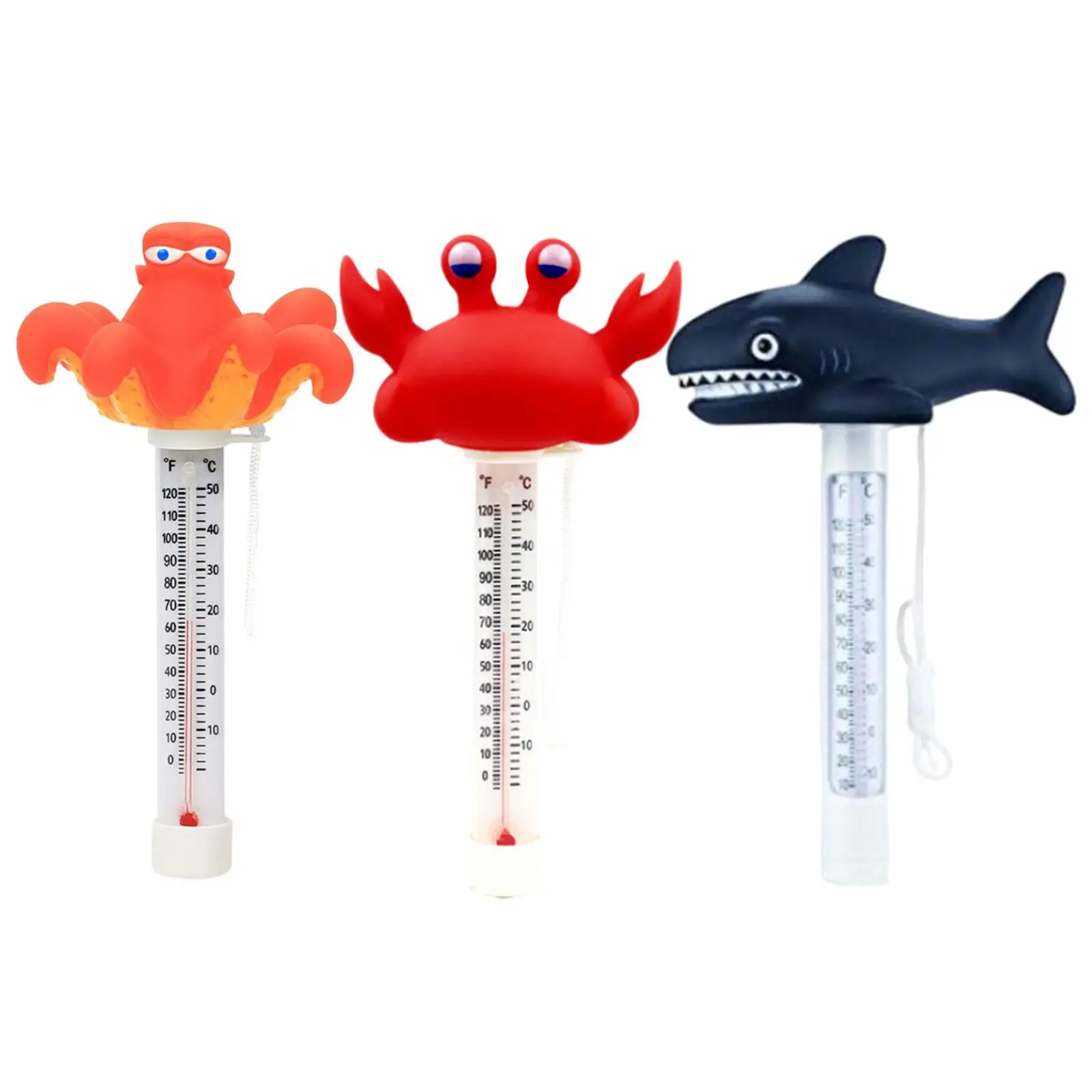 Floating-Pool-Thermometer-Easy-Read-Generic-Pond-Thermometer-for ...