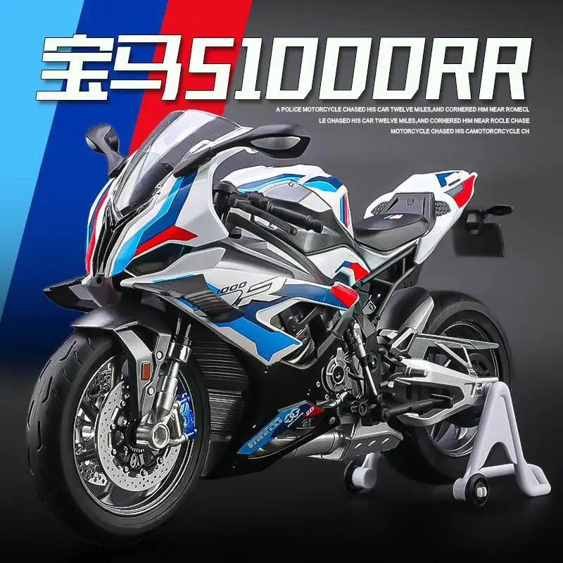 New 1:9 BMW S1000RR 2024 Alloy Die Cast Motorcycle Model Vehicle ...