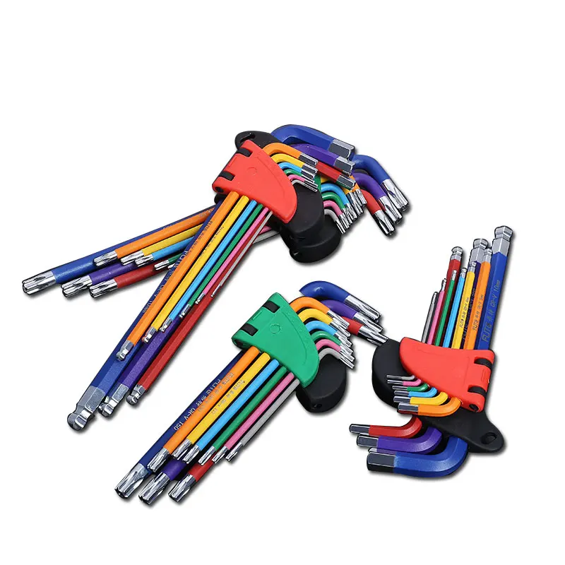 Allen Key Set L Wrench Kit For Allen Screw 9PCS Long Arm Hex Key Set 1 ...