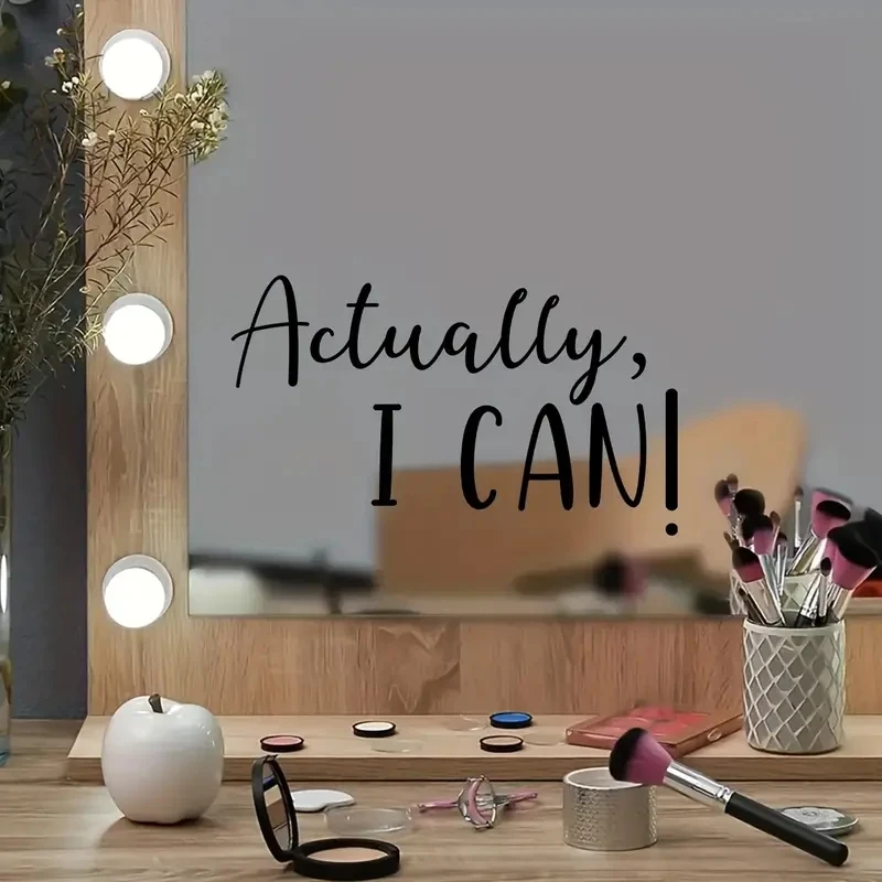 1-pc-motivational-words-actually-I-can-Wall-Sticker-Self-Adhesive-Vinyl ...
