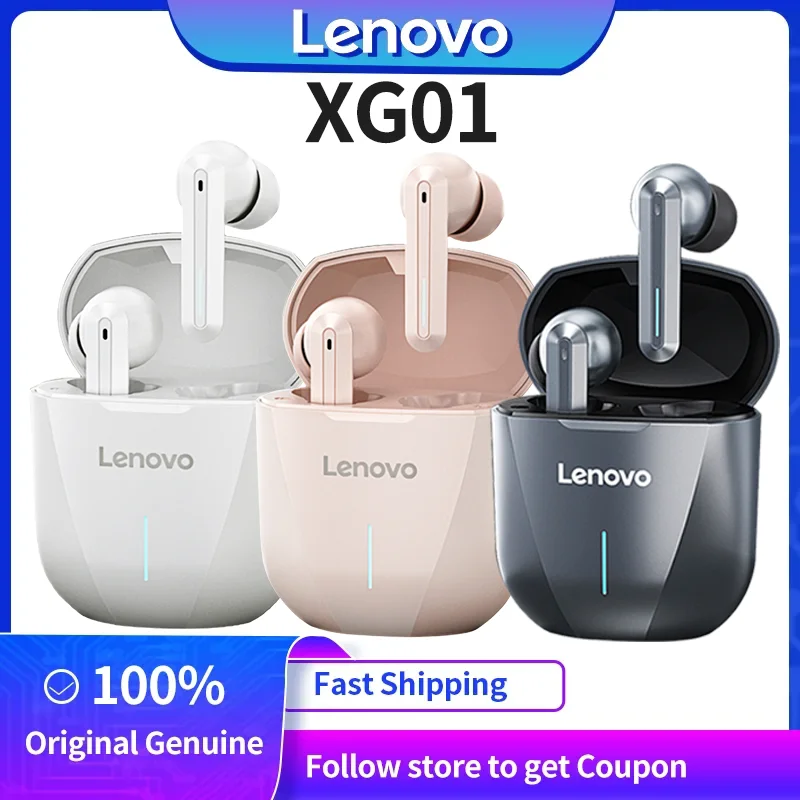 Lenovo-ThInkplus-XG01-XG02-Headset-Gaming-headphone-nirkabel-TWS ...