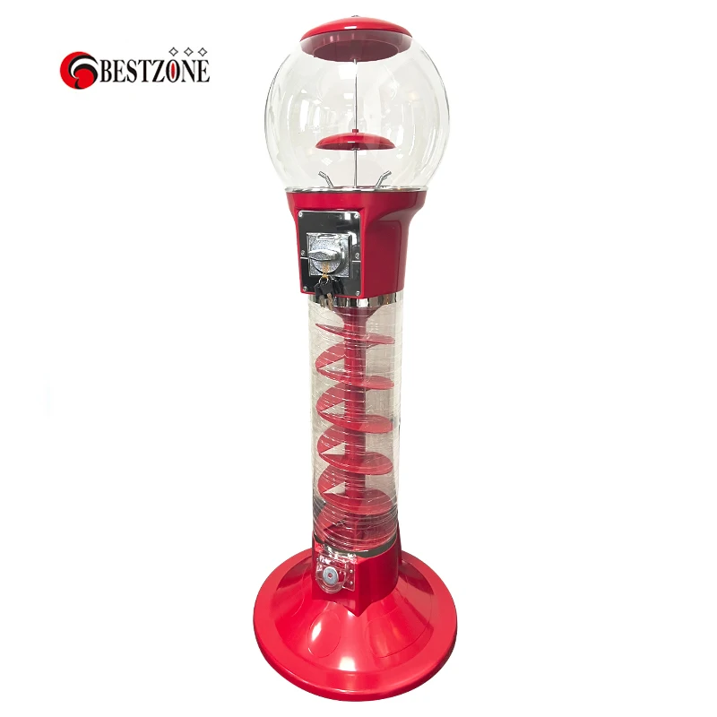 Height-130CM-Red-Plastic-Metal-Coin-Operated-Toy-Vending-Machine ...