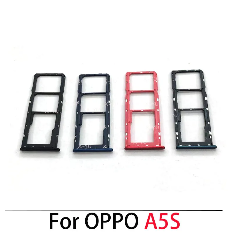 10PCS-For-OPPO-A3S-A5S-A5-SIM-Card-Tray-Slot-Holder-Adapter-Socket ...