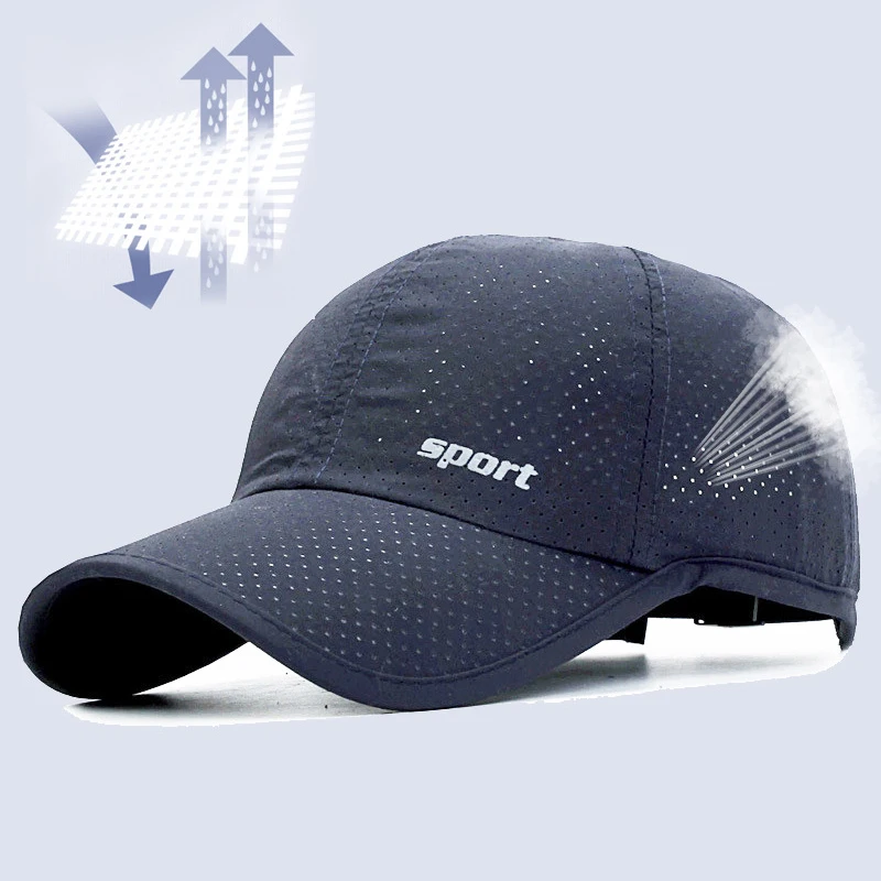 New-Men-Women-Summer-Baseball-Cap-Quick-Drying-Hats-Unisex-Breathable ...