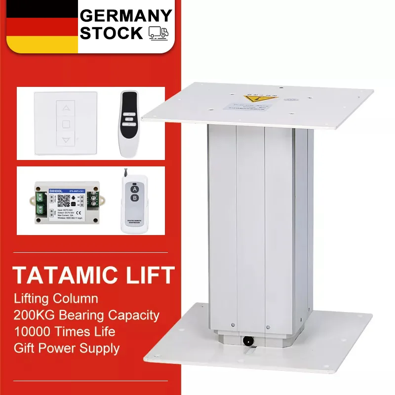 Electric Telescopic Lifting Columns Set For Height Adjustment Tatami ...