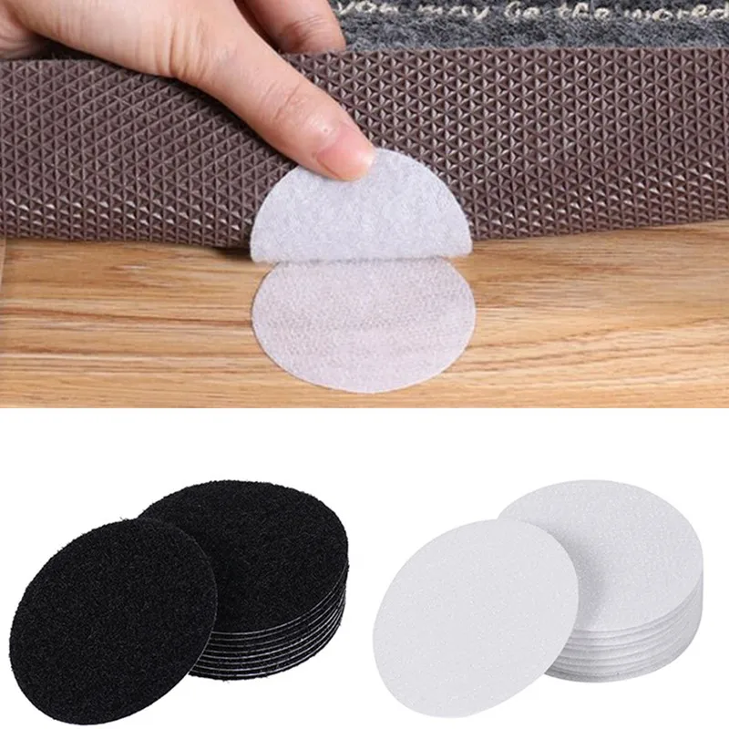 5-10-15-Pairs-Strong-Self-Adhesive-Fastener-Dots-Stickers-Anti-Slip-Mat ...
