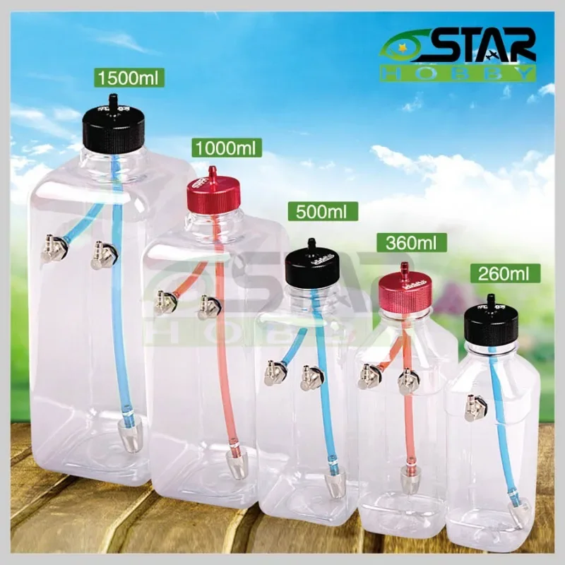 Transparent Fuel Tank Plastic Square Bottle 260/300/410/500/700/1000 ...