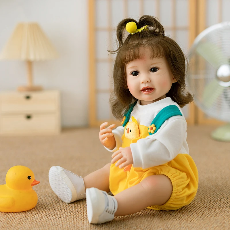 22-inch-55cm-Reborn-Baby-Doll-Full-Body-Silicone-Waterproof-Toddler-Girl-Doll-Princess-Lifelike ...
