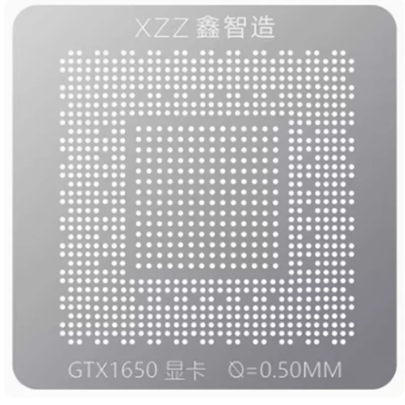 XZZ BGA reballing stencil for laptop cpu GTX1650 RX580 RTX4070 RTX3050 ...