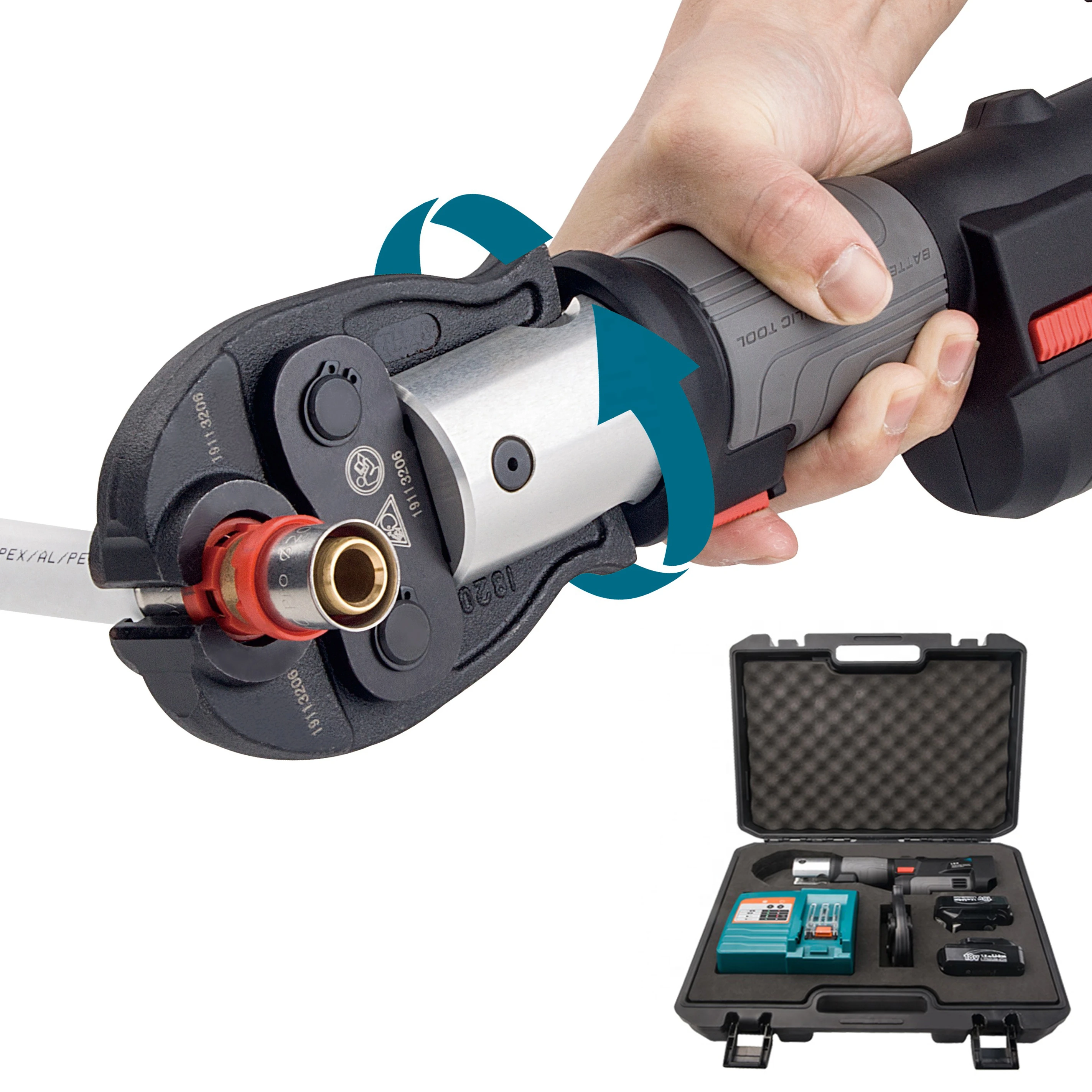 Mini Battery Pipe Crimping Tools for Plumbing System Pipe Press Tool PZ ...