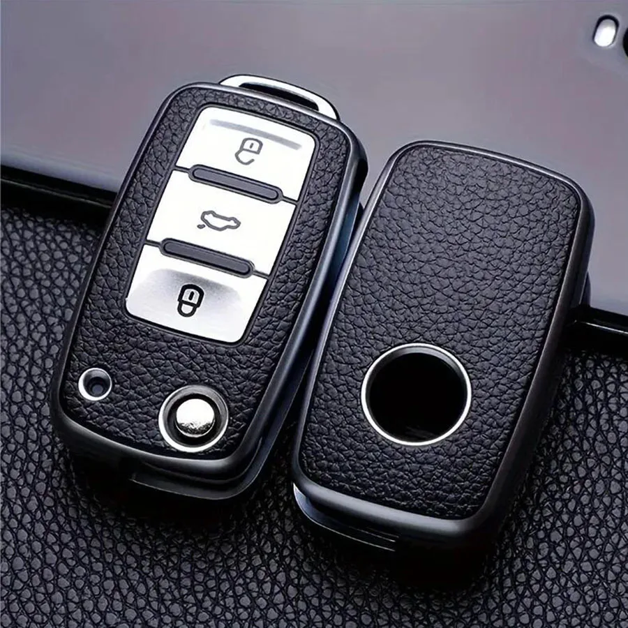 jingyuqin Modified Folding Key Shell Case For Volkswagen VW Golf 7 ...