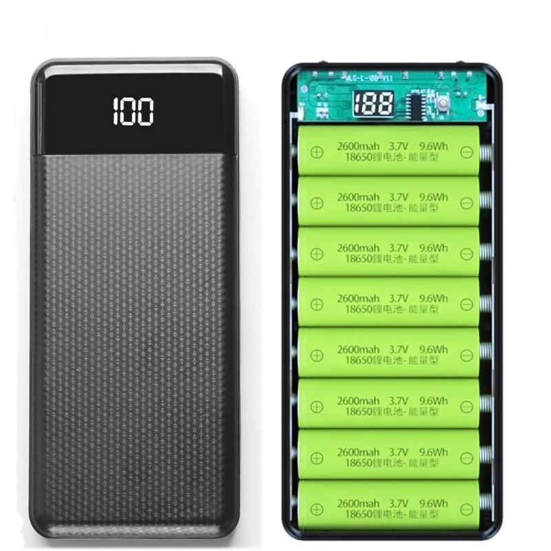 8-18650-Battery-DIY-Power-Bank-Case-No-Welding-Battery-Storage-Boxes-5V ...