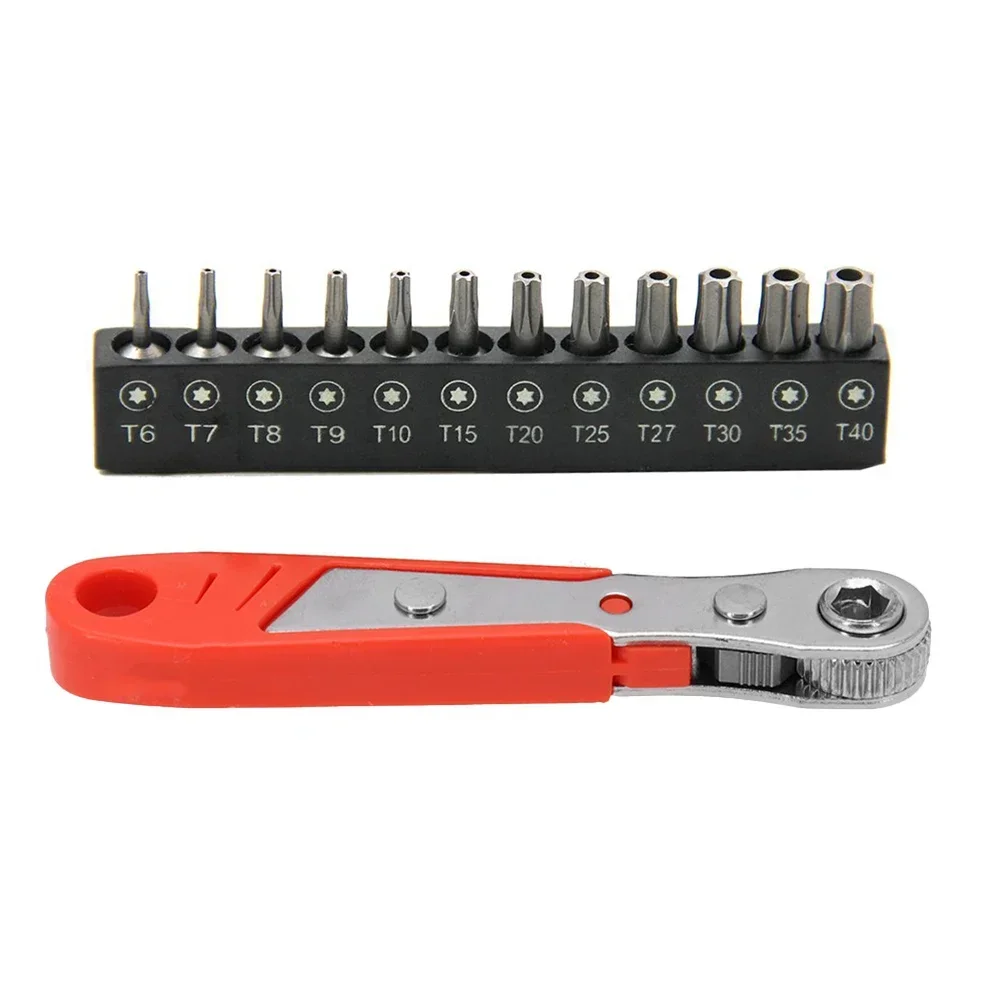 Chave-de-fenda-el-trica-com-Bits-Torx-Set-Chave-de-catraca-com-furo-Hex ...
