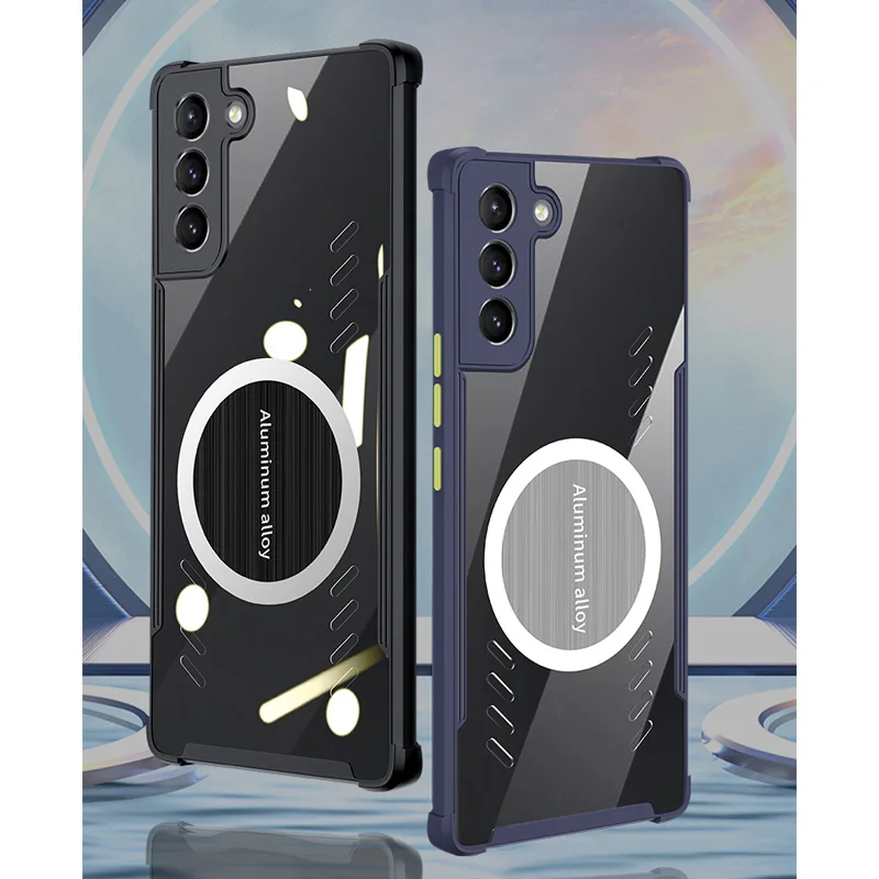 For-Samsung-S22-Ultra-Case-Graphene-Transparent-Back-Cover-For-Galaxy ...