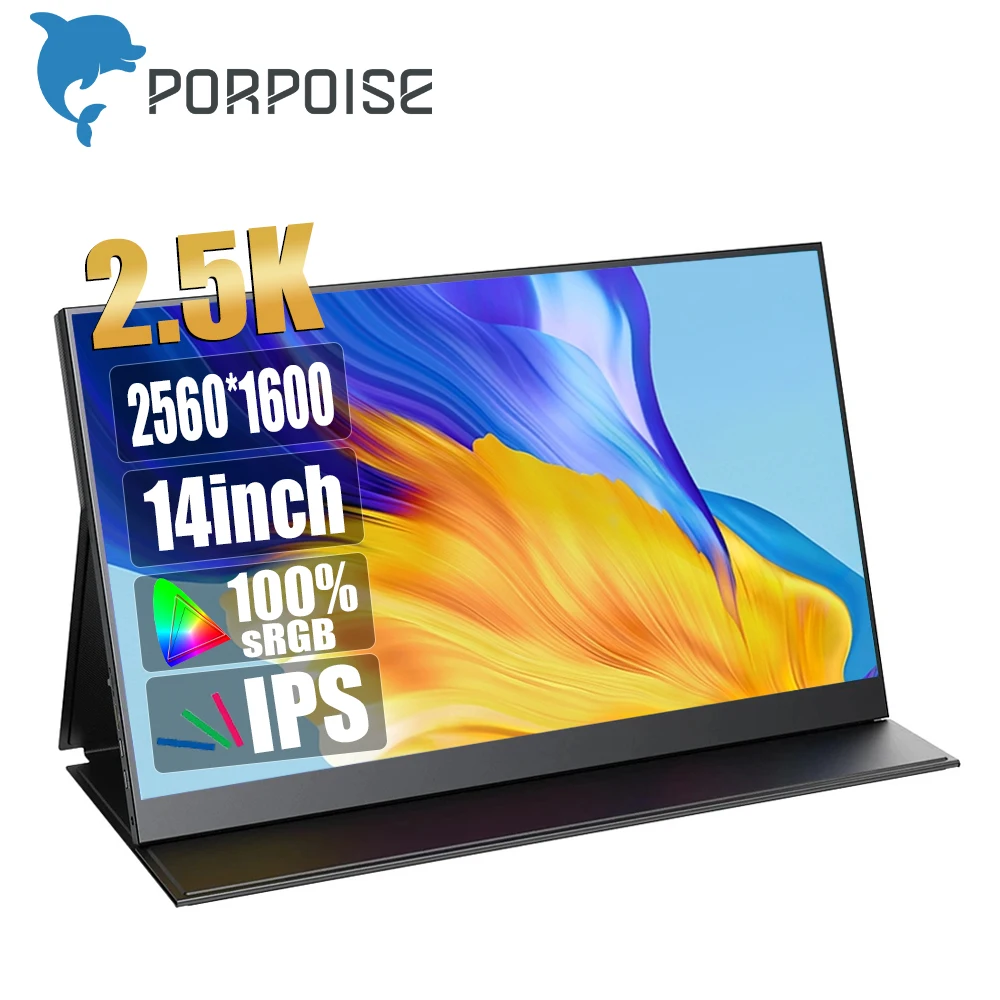PORPOISE-14-Portable-Monitor-2-5K-1600P-IPS-USB-C-Mini-HDMI-External ...