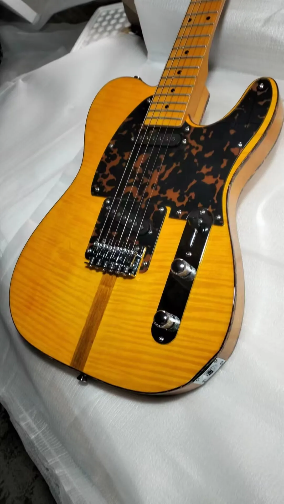 Prince Signature Mad Cat Telecaster flame top Electric Guitar in stock