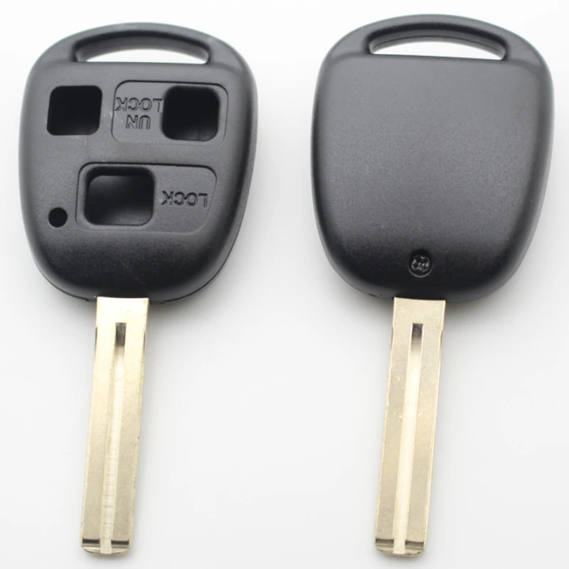 XIEAILI OEM 10Pcs 3Button Replacement Key Case Transponder Key Shell ...