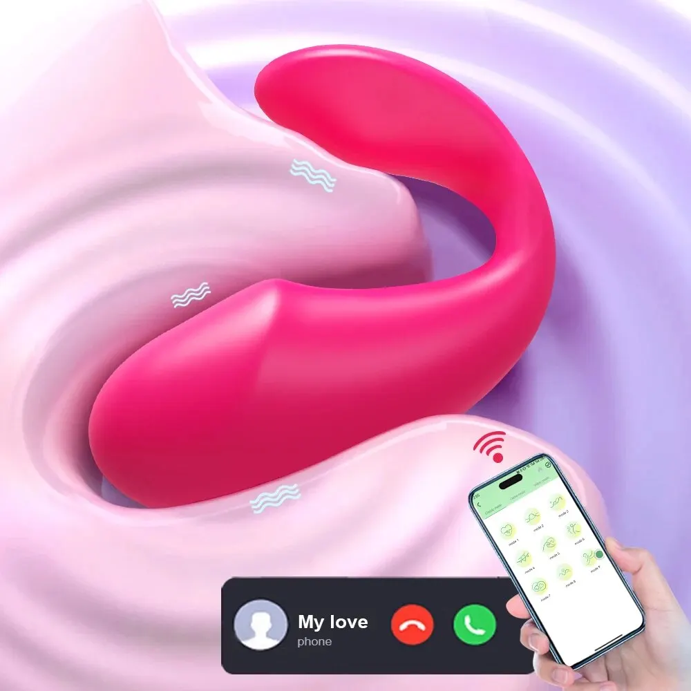 Sex-Toys-APP-Vibrator-Bluetooth-Dildo-Female-for-Women-Wireless-Remote-Control-Vibrators-Wear ...