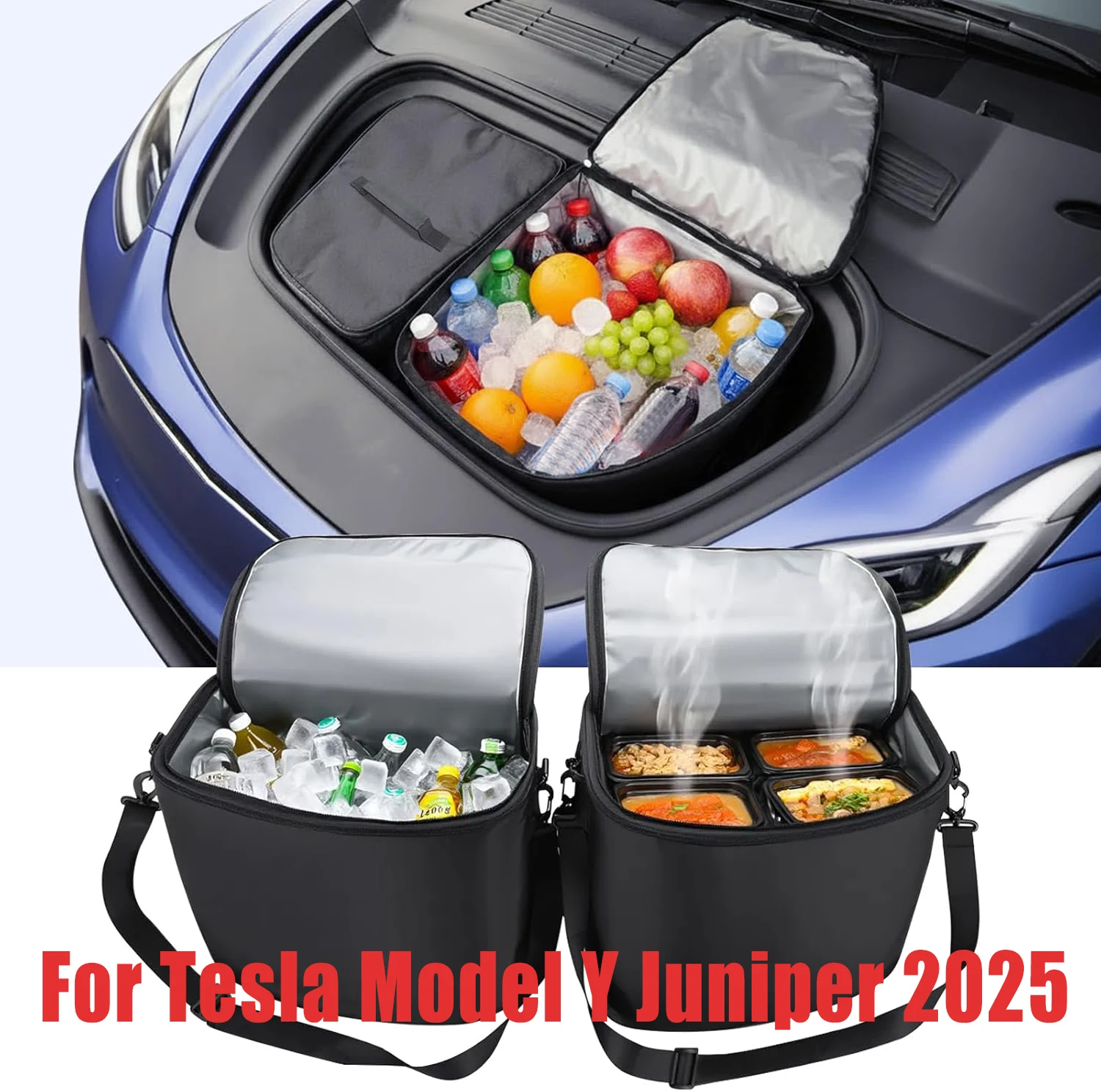 For Tesla Model Y Juniper Cooler Insulation Storage Organizers Bag ...
