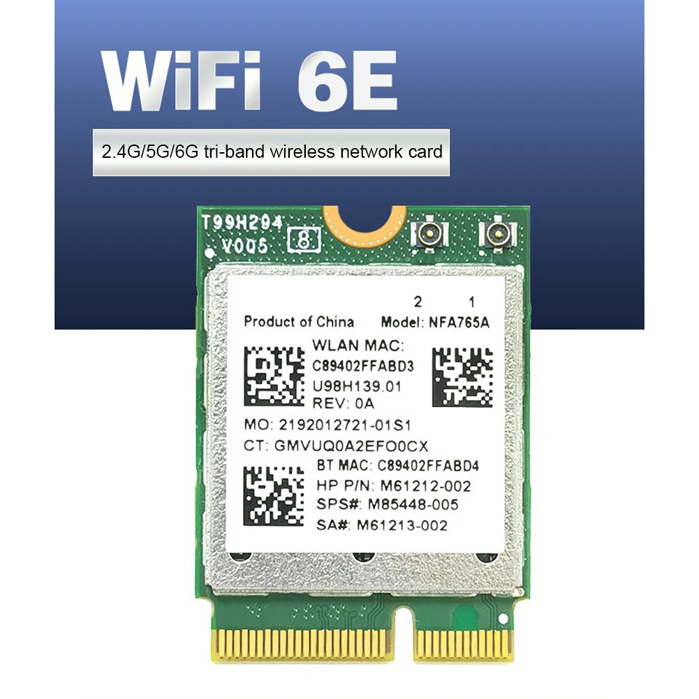 NFA765-Network-Card-2400Mbps-Fast-Speed-2-4G-5G-6G-Wireless-Card-Network-Adapter-Bluetooth ...