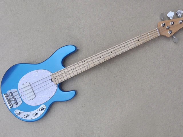 Baby Blue Bass Guitar