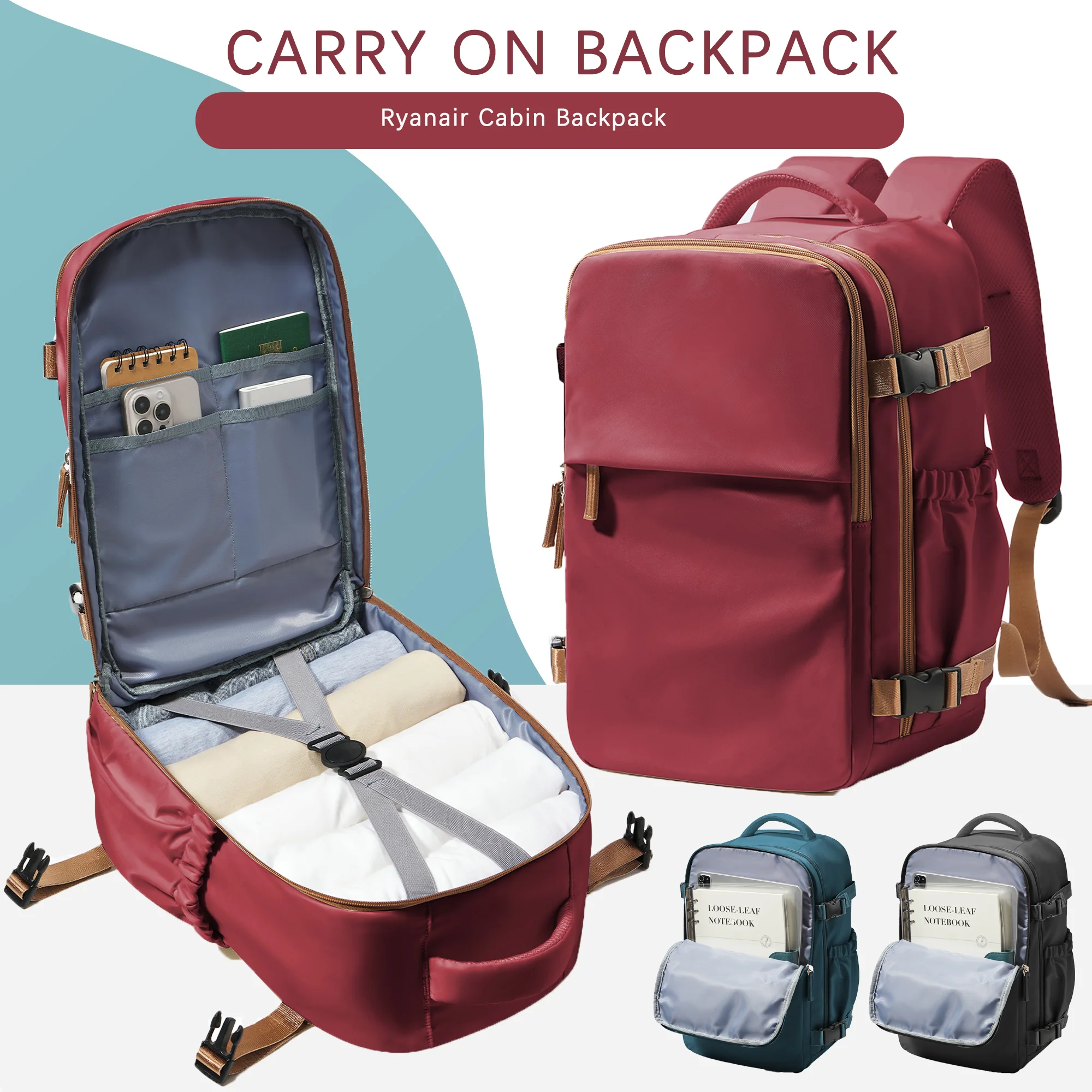 Travel-Backpack-Cabin-Bag-40x30x20-Wizzair-Carry-Ons-Aeroplane-Men ...