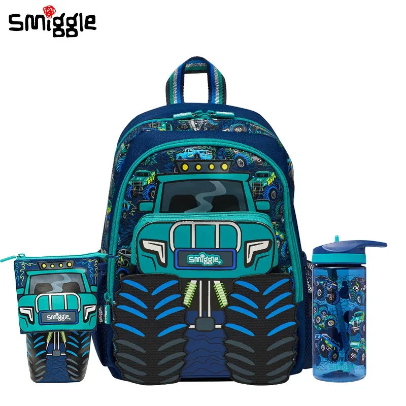 Genuine-Australian-Smiggle-Schoolbag-Cute-Blue-Truck-School-Bag-Medium ...