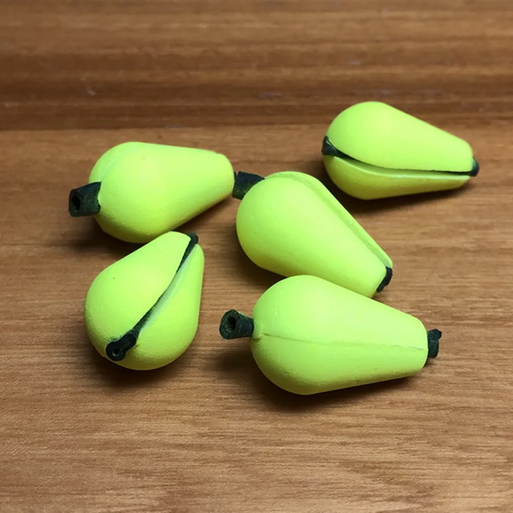 5pcs-Fly-Strike-Indicator-Teardrop-Yellow-Red-Color-Fly-Fishing-Strike ...