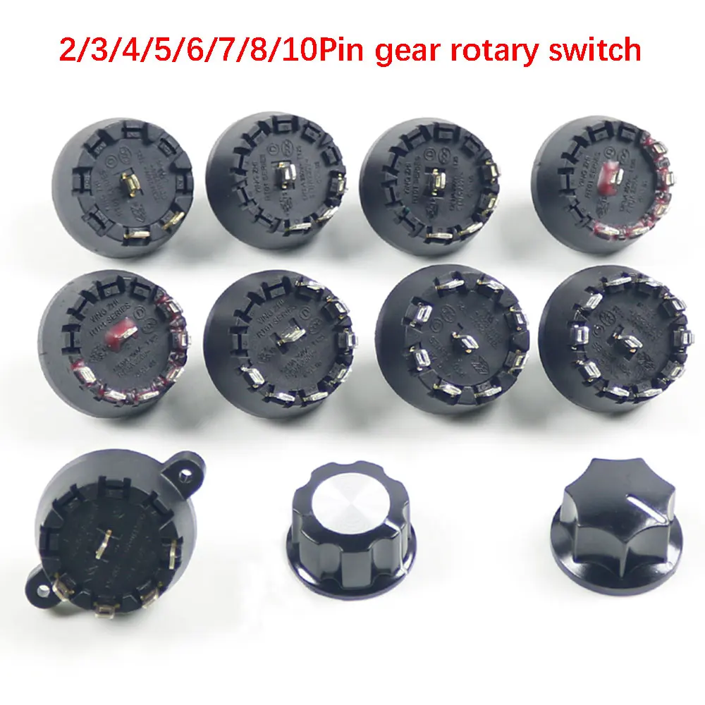 1 Piece High Temperature Resistant Rotary Gear Switch 2 3 4 5 6 Band ...