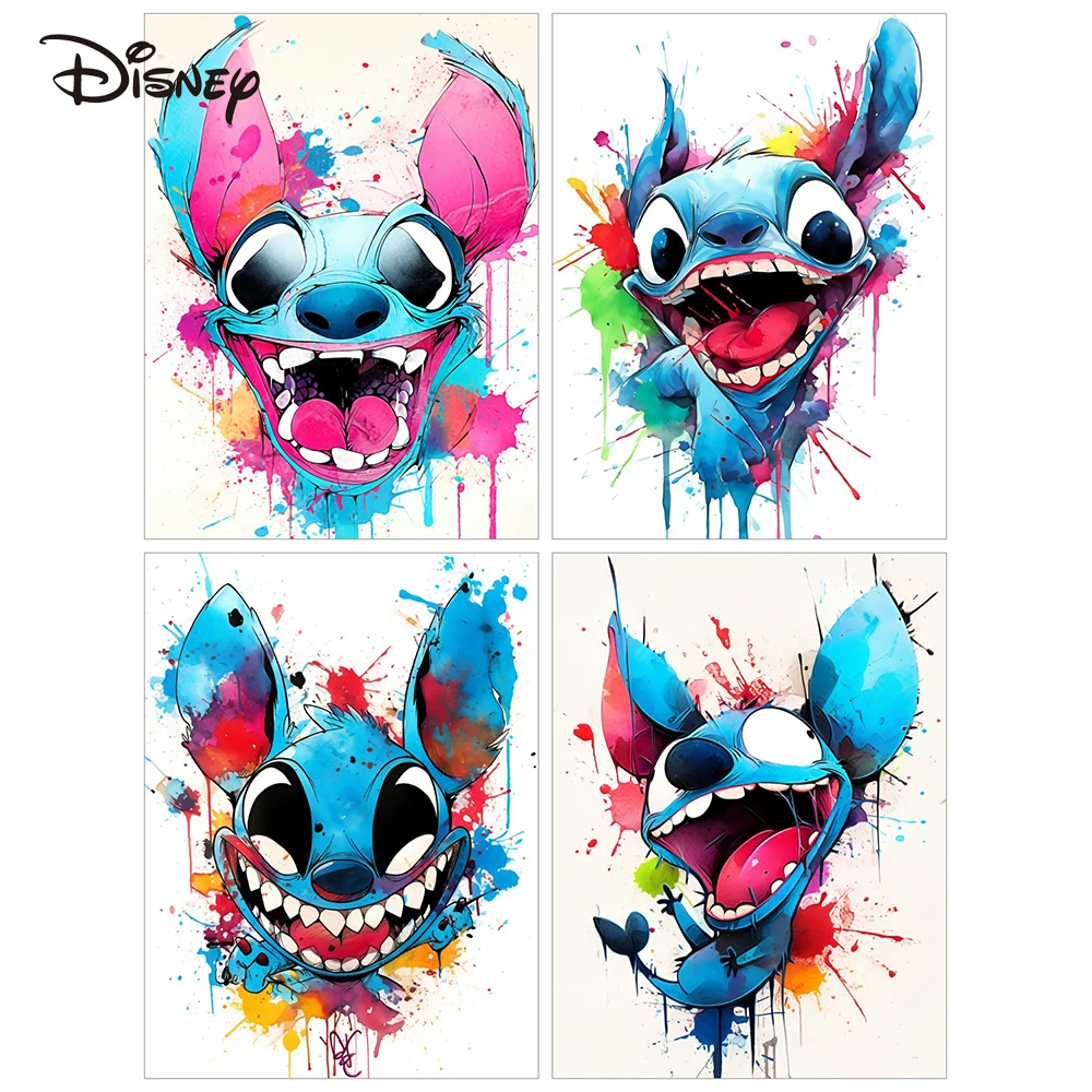 Disney-Oil-Painting-By-Numbers-Lilo-Stitch-Paint-Kit-For-Adults-Cartoon ...