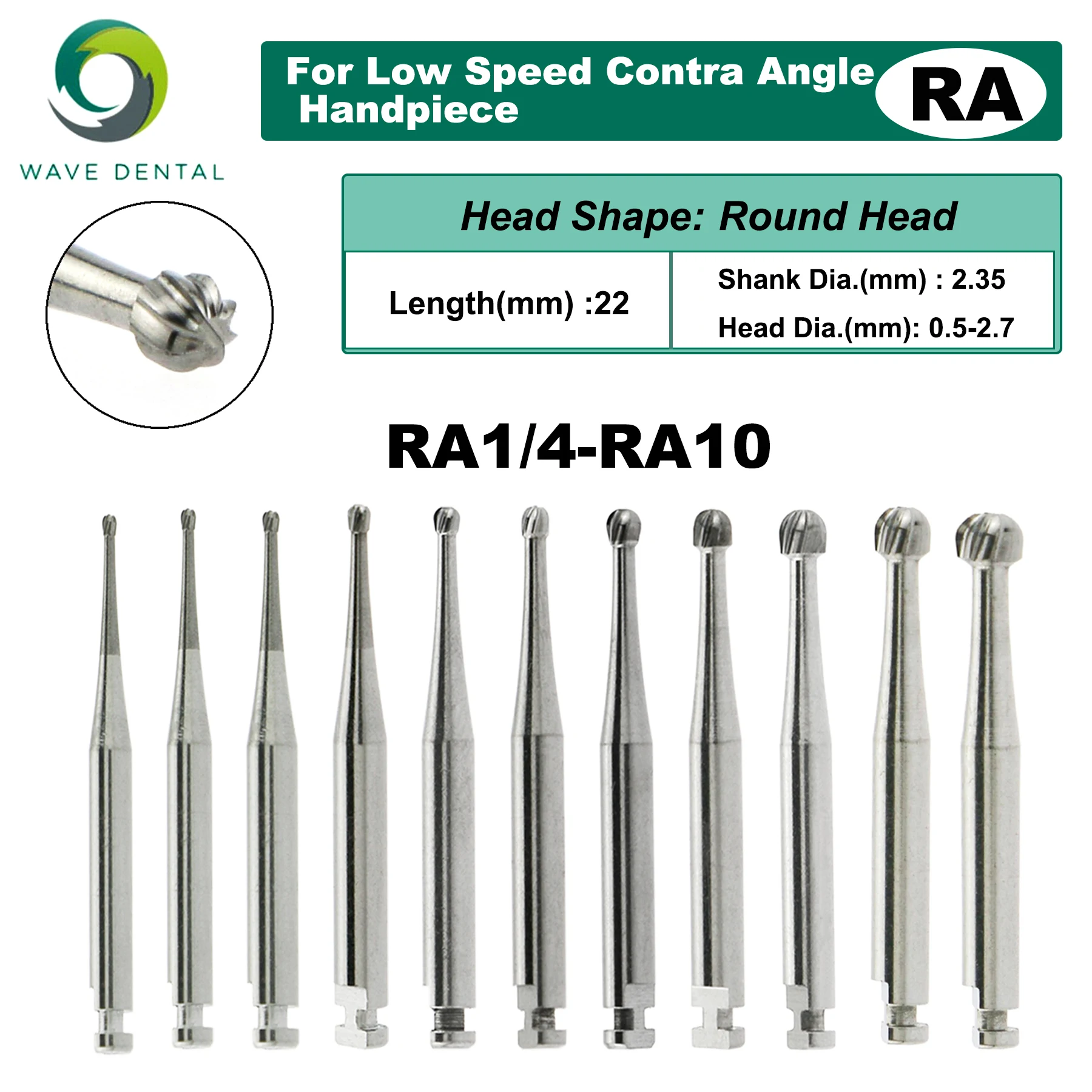 WAVE-Dental-Burs-Tungsten-Carbide-Burs-Dental-Strawberries-RA-For-Round ...