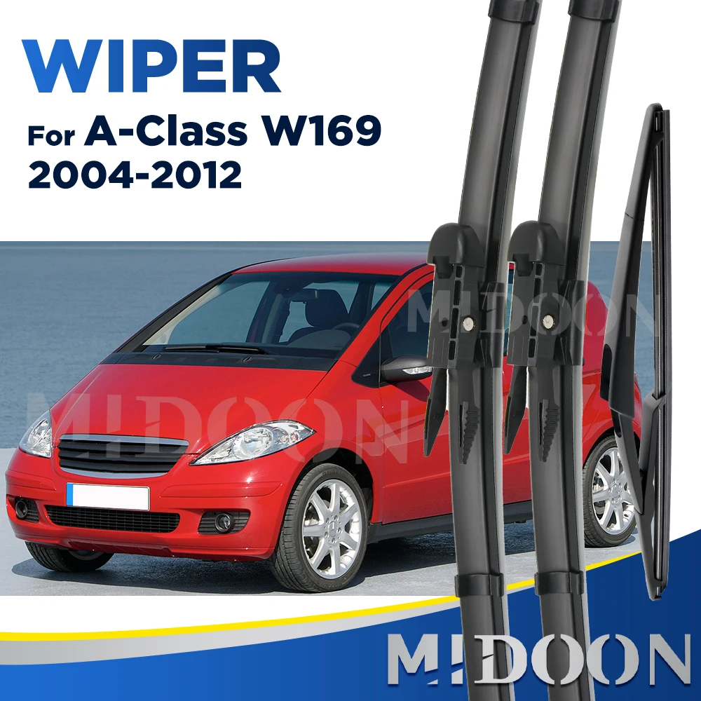 MIDOON Wiper Blades For Mercedes-Benz A-Class B-Class W169 W245 Front ...